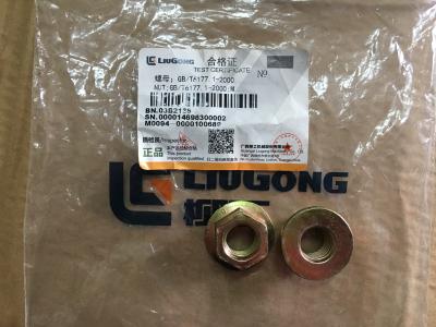 China LiuGong 03B2138 Nut GBT6177-1-2000 for Wheel Loader Spare Parts for sale