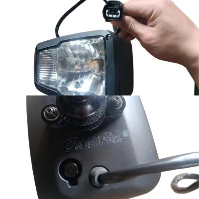 China 49C7722 Front Combination Headlight for Liugong Wheel Loader 856TE CLG855H CLG850HT3 Grader 5230DSⅢ for sale
