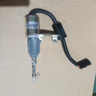 China 5304951 Fuel Shut‑off Solenoid Valve For Wheel Loader CLG870H、CLG886H、LG958L、LW700HV Engine Assy QSL9、QSL9.3、ISL9、ISL9.5 for sale