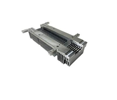 China Anodized Aluminum Extrusion Heat Sink for Zinc Plated Copper CNC Milling Enclosure for sale