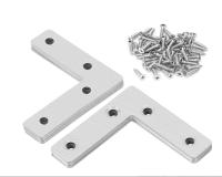 China Black L Shaped Steel Brackets For Beams Stainless Steel Hardware Stamping Parts for sale