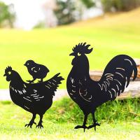 China Customised Laser Cutting Products Metal Stamping Parts Coasters Signs Birds Chicken for sale