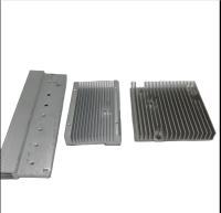 China ZINC PLATED Custom Anodized Aluminum Extrusion Heat Sink for CNC Milling Enclosure for sale