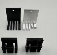China ZINC PLATED Finish CNC Machined Heat Sink for Electronics from OEM Aluminum Profile for sale