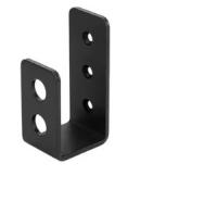 China Custom Metal U Bracket Hardware Parts U Shaped Metal Door Brackets for Welding Process for sale