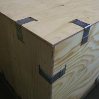 China Carbon Steel Crate Clip Aluminum Sheet Metal Forming For Wooden Boxes for sale