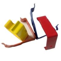 China Sheet Metal Wooden Box Clips Fabrication Spring Steel Stamping 1.5mm Thickness for sale