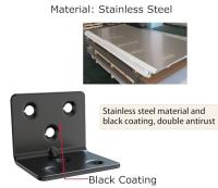 China Zinc Coating OEM Metal Steel L Shape Furniture Joint Shelf Support Corner Brace Bracket for sale