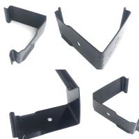 China Galvanized Spring Steel Snap Wooden Crate Clips Sheet Metalwork Heavy Duty V Shape for sale