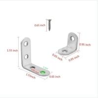 China Wall Cabinet Stamping Shelf Corner Bracket for Bed Frame Connection and Zinc Coating for sale