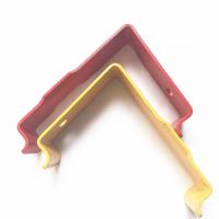 China OEM Reusable Shipping Crate Clips V Spring Clip Zinc Plating For Wooden Cases for sale