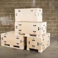 China OEM Reusable Shipping Crate Clips V Spring Clip Zinc Plating For Wooden Cases for sale