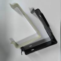 China Silver Galvanized Metal Box Clips Powder Coated Steel Spring Crate Clips V Shape for sale