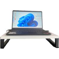 China Carbon Steel Laptop Monitor Stand Sheet Metal Fabrication Brackets For Black And White for sale