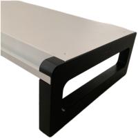 China Carbon Steel Home Office Desk Monitor Riser Stand Desk Organizer Sheet Metal Fabrication for sale