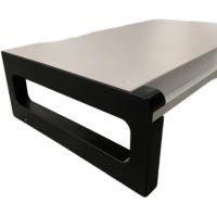 China Carbon Steel Home Office Desk Monitor Riser Stand Desk Organizer Sheet Metal Fabrication for sale