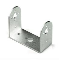 China Anodizing Carbon Steel Aluminum Extrusion Brackets Forming 90 Degree for sale