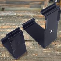 China ODM Sheet Metal Products Black Powder Coating Wooden Quick Crate Clips C057 for sale