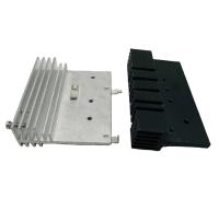 China Custom Aluminum Heatsink Channel Fabrication For Electronics Components Cooling for sale