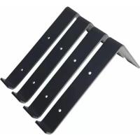 China Customized Sheet Metal Corner Brackets Carbon Steel For Wood Furniture for sale