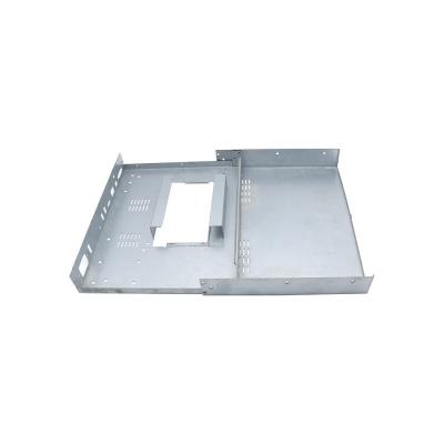 China Carbon Steel Custom Galvanized Sheet Metal Enclosures Powder Coating sandblasting for sale
