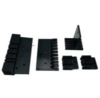 China Anodized Aluminum Profile Heatsink Extrusion For Computer Graphics Card Power Supply Cooling for sale