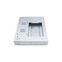 China Silver Stamping Brushed Aluminium PC Case Steel Enclosure Fabrication OEM for sale