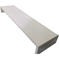 China White Sheet Metal Machining Desk Monitor Stand Riser custom cut for sale