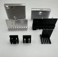 China Factory Export Black Anodized Aluminum Profile Heat Sink for Power Cooling Custom Fabrication Services Available for sale