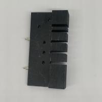 China Factory Export Black Anodized Aluminum Profile Heat Sink for Power Cooling Custom Fabrication Services Available for sale