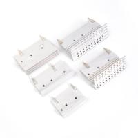 China 90*90*15mm Aluminum Alloy LED Heatsink 6000 Series Grade Square with Cutting Processing Service for Heat Sink Application for sale