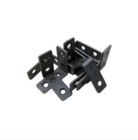 China Factory Manufactured Customized L Shaped Bracket Black Powder Coating Carbon Steel Bed Chair for sale