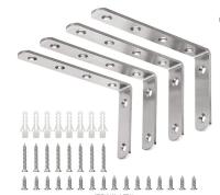 China L Shaped Bracket Corner Brace Shelf Wood Construction Furniture Industrial for sale