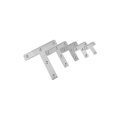 China OEM Customization T Shape Bracket Stainless Steel Flat Deburring Plating for sale