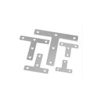 China OEM Customization T Shape Bracket Stainless Steel Flat Deburring Plating for sale