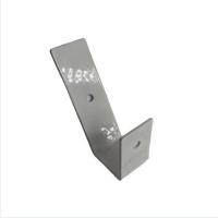 China Aluminum Angle Bracket 0.5mm 3mm Thickness Precision Metal Stamping Machining Spare for sale
