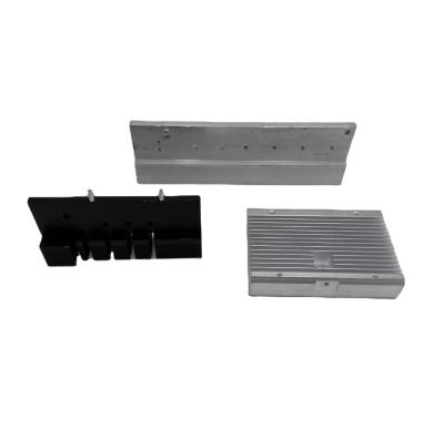 China OEM Aluminum Profile Manufacturer Electronics Aluminium Heat Sink Customized Black Anodized  CNC Machined Heat Sink for sale
