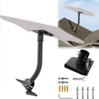 China 2025 Wall Mount Kit For Starlink Gen 3 V3 With Extension Pole Round Tube Adapter Pole Mount Bracket Internet Kit for sale