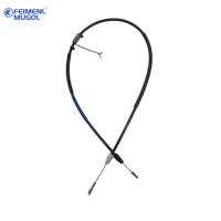 China Genuine 7C19-2A635AA Right Rear Handbrake Cable for Ford Transit V348, 1300mm in length, OEM fit and dependable performance for sale