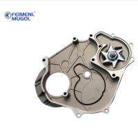 China Heavy-Duty Engine 1307100-E06 OEM Water Pump Assembly for Great Wall 2.8TC, designed with integrated pulley housing cover to ensure precise fitment. for sale