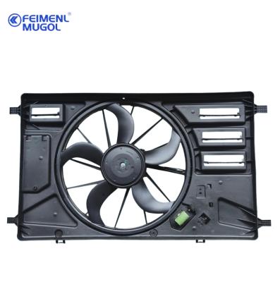 China High-Performance BK21-8C607BB Single Blade Electric Cooling Fan for Ford V362 Diesel Applications, designed to provide efficient heat dissipation. for sale