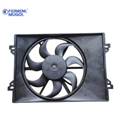 China Precision-Balanced EFN2-19553-AA Electric Fan Assembly for JMC Kaiyun Euro 3 Cooling Systems, delivering smooth and quiet operation. for sale