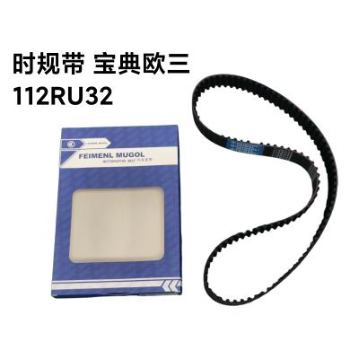 China Precision-Engineered 1006060CAT OEM Timing Belt 112RU32 for JMC Baodian Euro 3 Diesel Systems, delivering smooth, quiet, and reliable performance. for sale