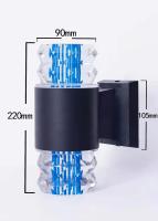 China ABS 7w Wall Mount Led Light Outdoor CCT 3000k for sale