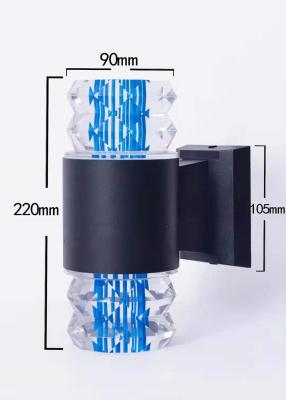 China ABS 7w Wall Mount Led Light Outdoor CCT 3000k for sale