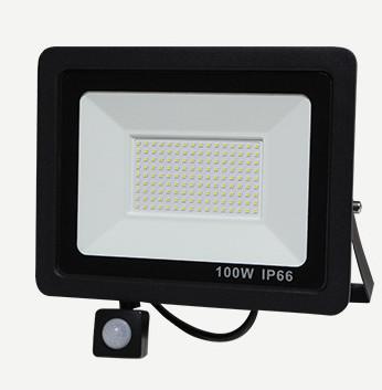 China Ac 220-240v Led Flood Light With Motion Sensor 100w For Outdoor Lighting for sale