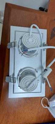 China Grille 220V Led Panel Downlight Rectangular Embedded for sale