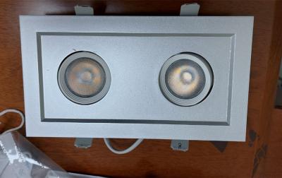 China 15W Aina Square Double Head Surface Mounted Spotlight for Bedroom Living for sale