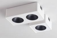 China 15W Led Embedded Household Double Head Spotlight Bold Light Without Main Light for sale