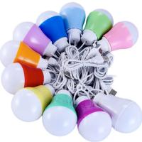 China 5w 5v Indoor Led Light Bulbs With Wire And Usb Cable For Holiday Family for sale
